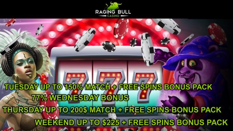 Raging Bull casino daily bonuses and free spins ⋆ Nabble Casino Bingo